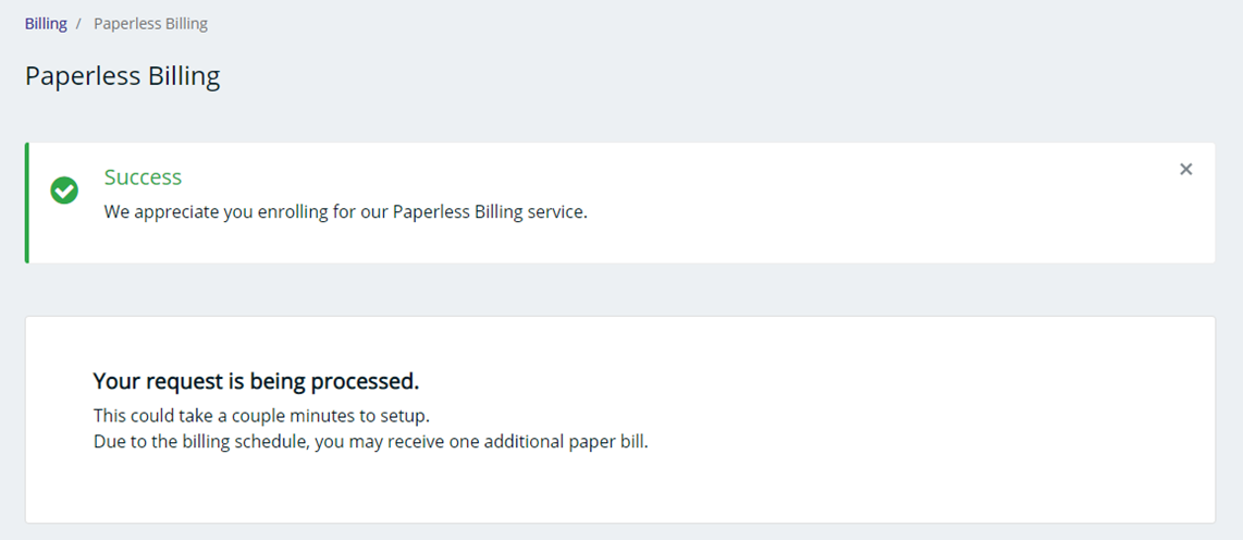 How do I set up paperless billing? – Sparklight Support